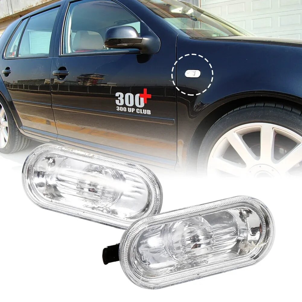 2 шт, автомобильные габаритные огни, поворотники, совместимы с Volkswagen Golf 4 Mk4 Bora Vento Seat Jetta A4