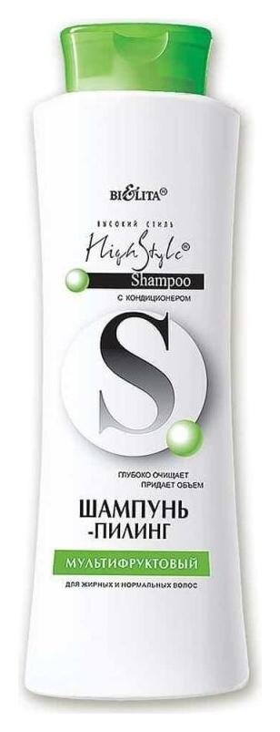 Шампунь для волос Белита Шампунь-пилинг для жирных и нормальных волос мультифруктовый - Белорусская косметика