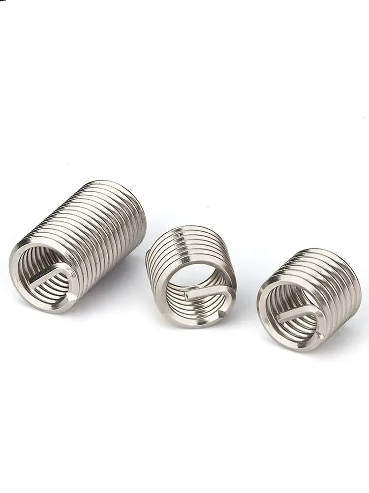 Резьбовые вставки Helicoil M8x1.25 из нержавеющей стали 304, 100шт