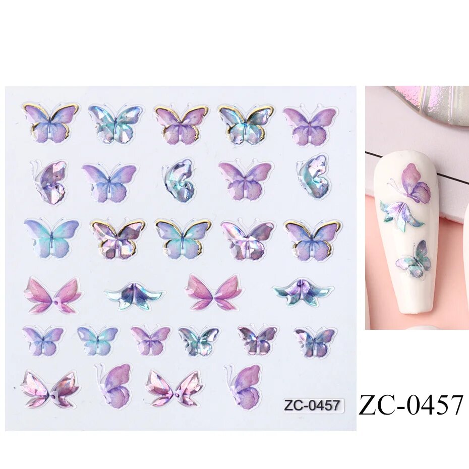 5D наклейка для ногтей с поясом, летние наклейки для дизайна ногтей, цветы, белая ромашка, 3D маникюр, гель для ногтей, самоклеящиеся наклейки, дизайн украшений