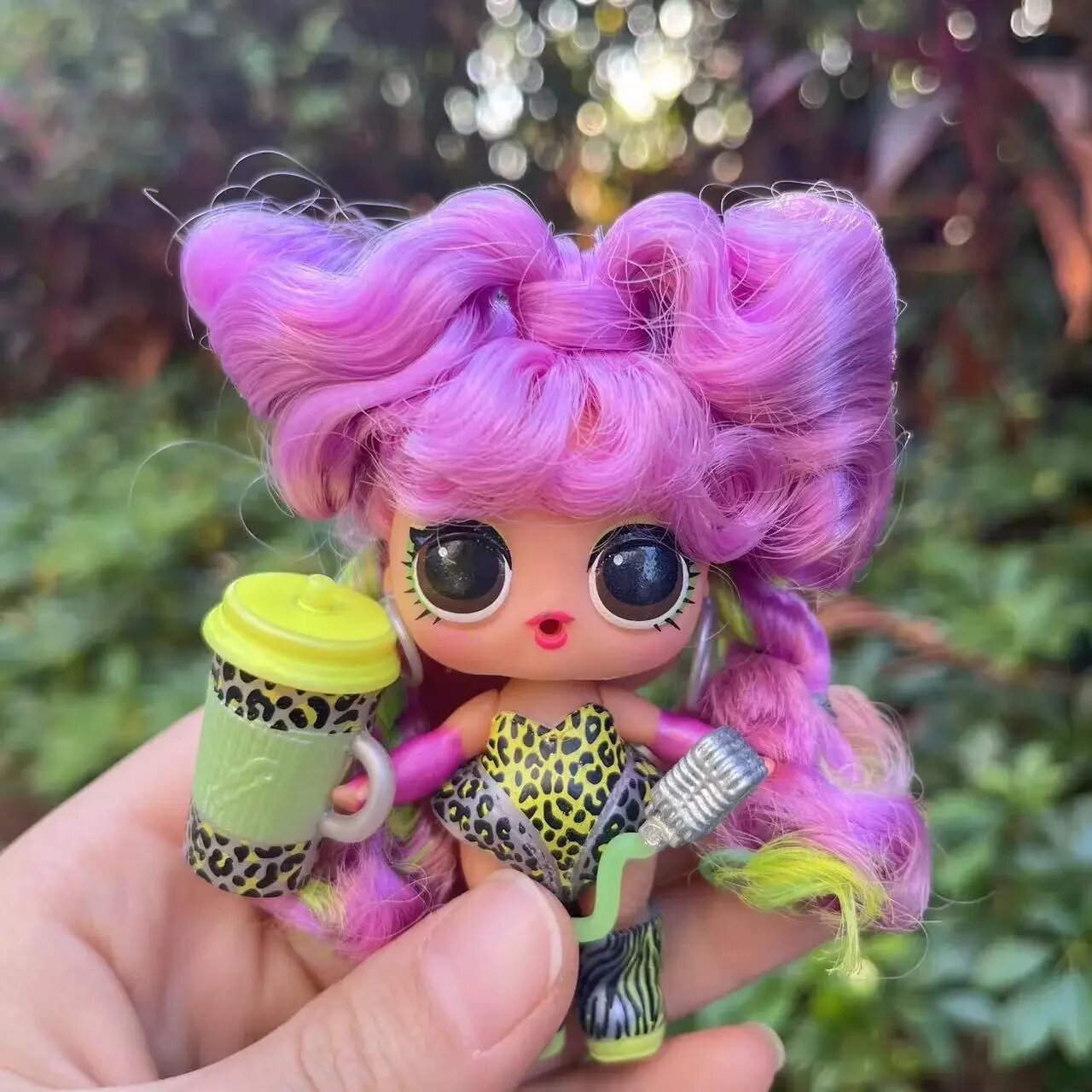 LOL Surprise! кукла 8 см с длинными волосами Remix Series редкая 5