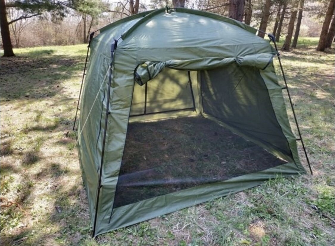 Палатка кухня-шатер 1812 туристическая для кемпинга с москитной сеткой