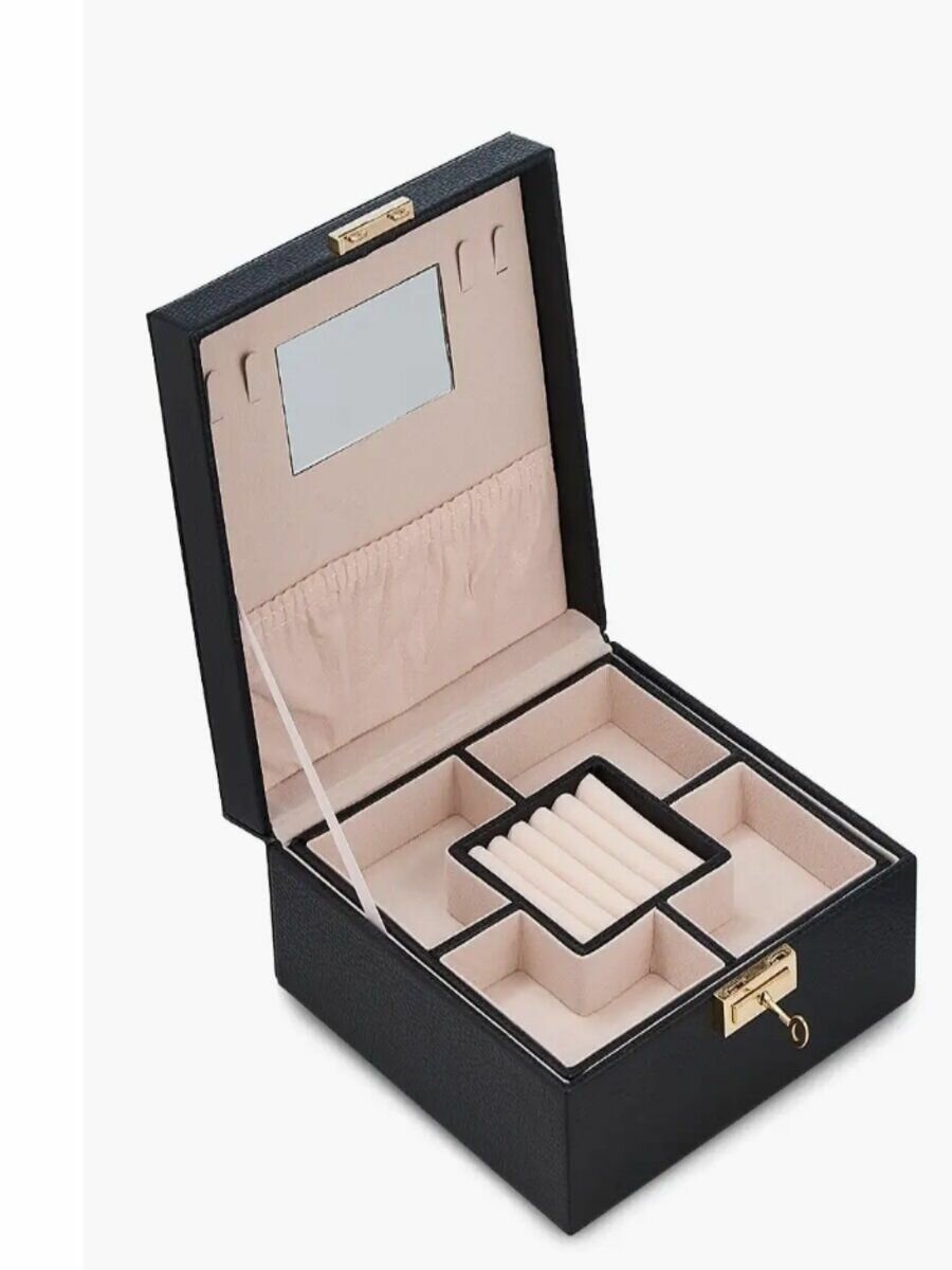 Шкатулка чемодан для украшений 20*20*9 см