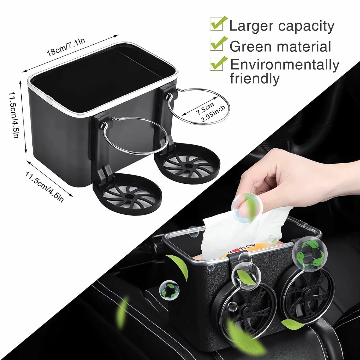 Многофункциональный автомобильный подстаканник, коробка для подлокотника, коробка для хранения, ящик для хранения вещей