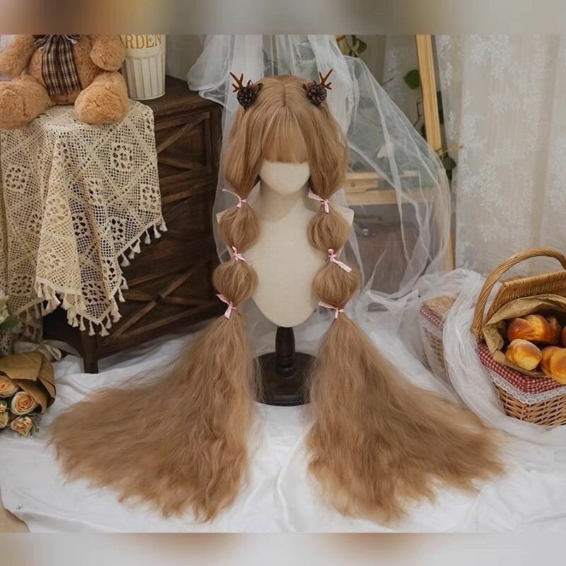 Парик "Лолита", искусственные волосы, для косплея, светло-русый, 110 см