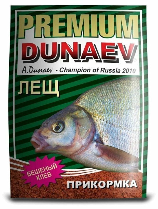 Dunaev-Premium Прикормка 1 кг Лещ Красная - ароматная база для ловли леща
