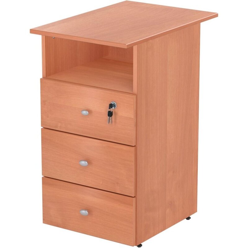 Тумба приставная EASY TO LEAD цвет ольха, 400х590х740 мм, 3 ящика (732)