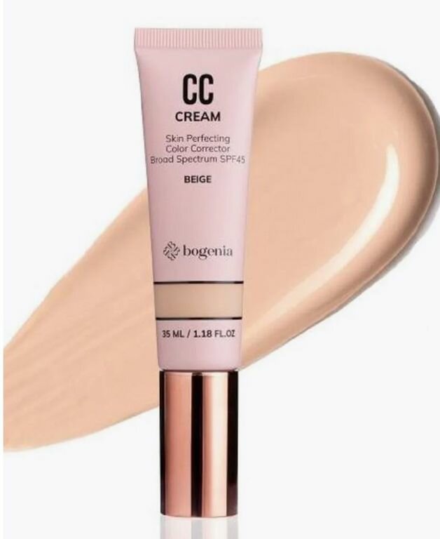 Bogenia Тональный СС крем для лица Angelic BG606 002 beige