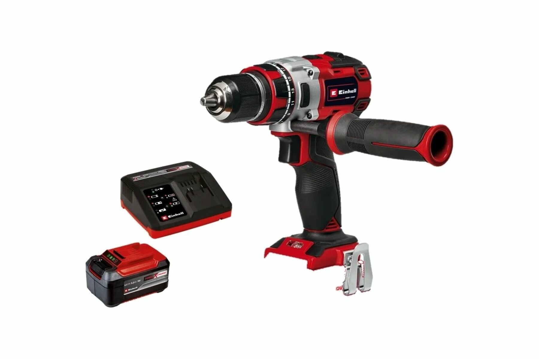 Дрель аккумуляторная Einhell PXC TP-CD 18/80 Li BL+1 акк. PXC Plus-5.2Ач,18В+ЗУ-4А,4514300SET