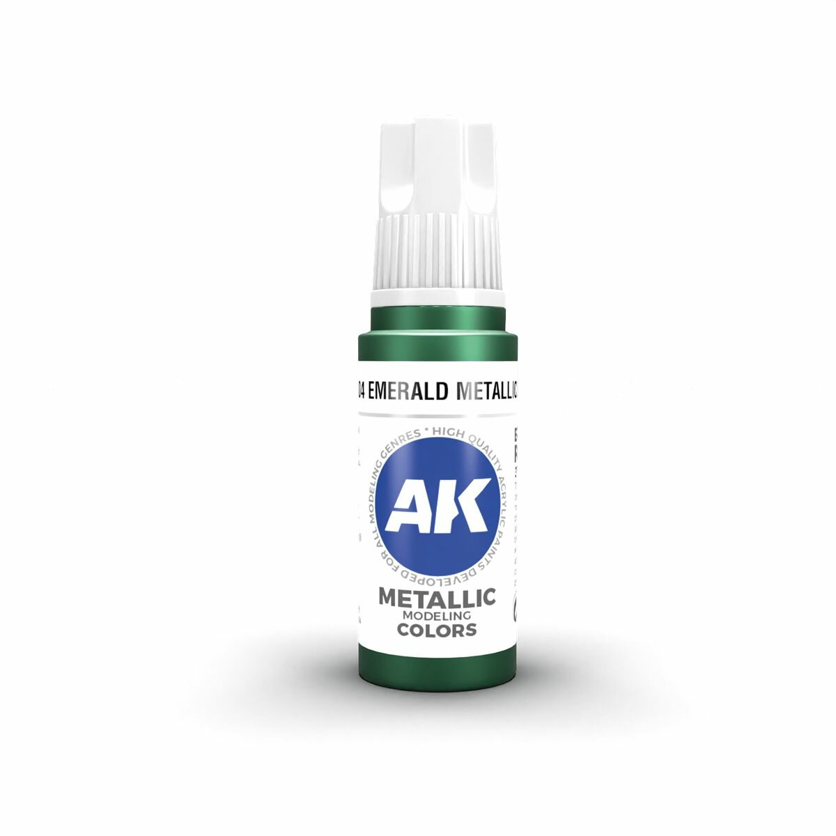 Акриловая краска AK Interactive - Emerald Metallic Green (17мл)