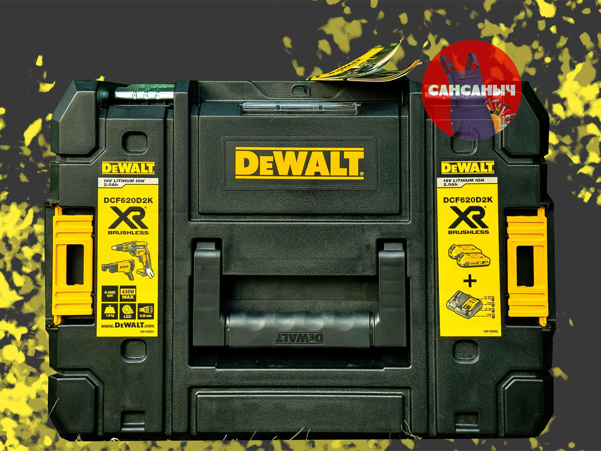 Аккумуляторный шуруповерт по гипсокартону DCF620D2K 18В