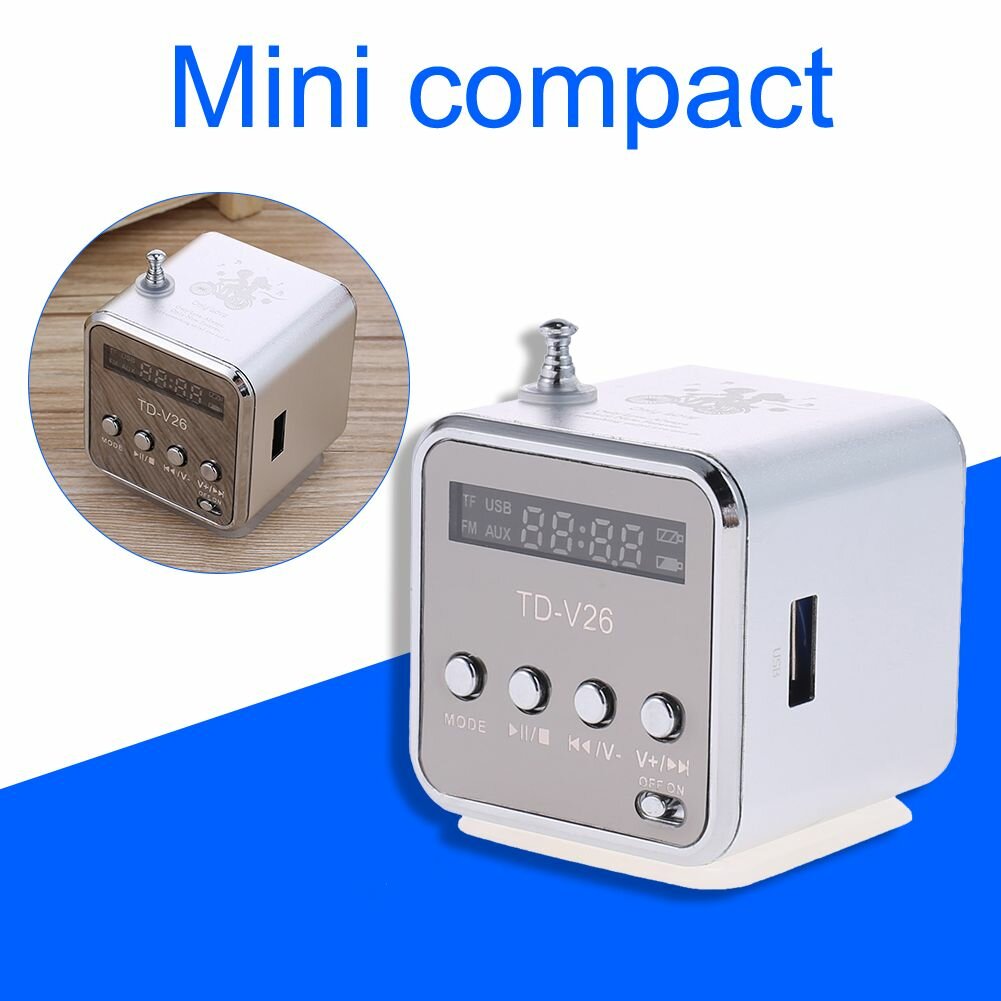 Мегафон, 3 Вт, серебристый