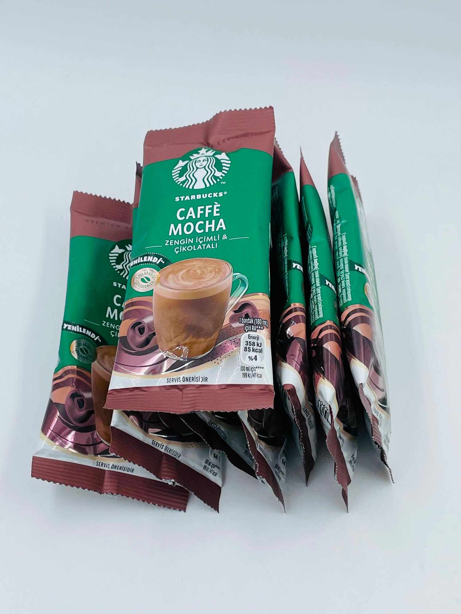 Starbucks Кофе растворимый Caffe Mocha 176 г (8 пакетиков по 22 г) (Турция)