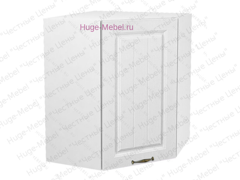 Угловой кухонный шкаф верхний 600 Мария (белый) Huge Mebel . Ширина 600 Высота 716. Кухонные шкафы