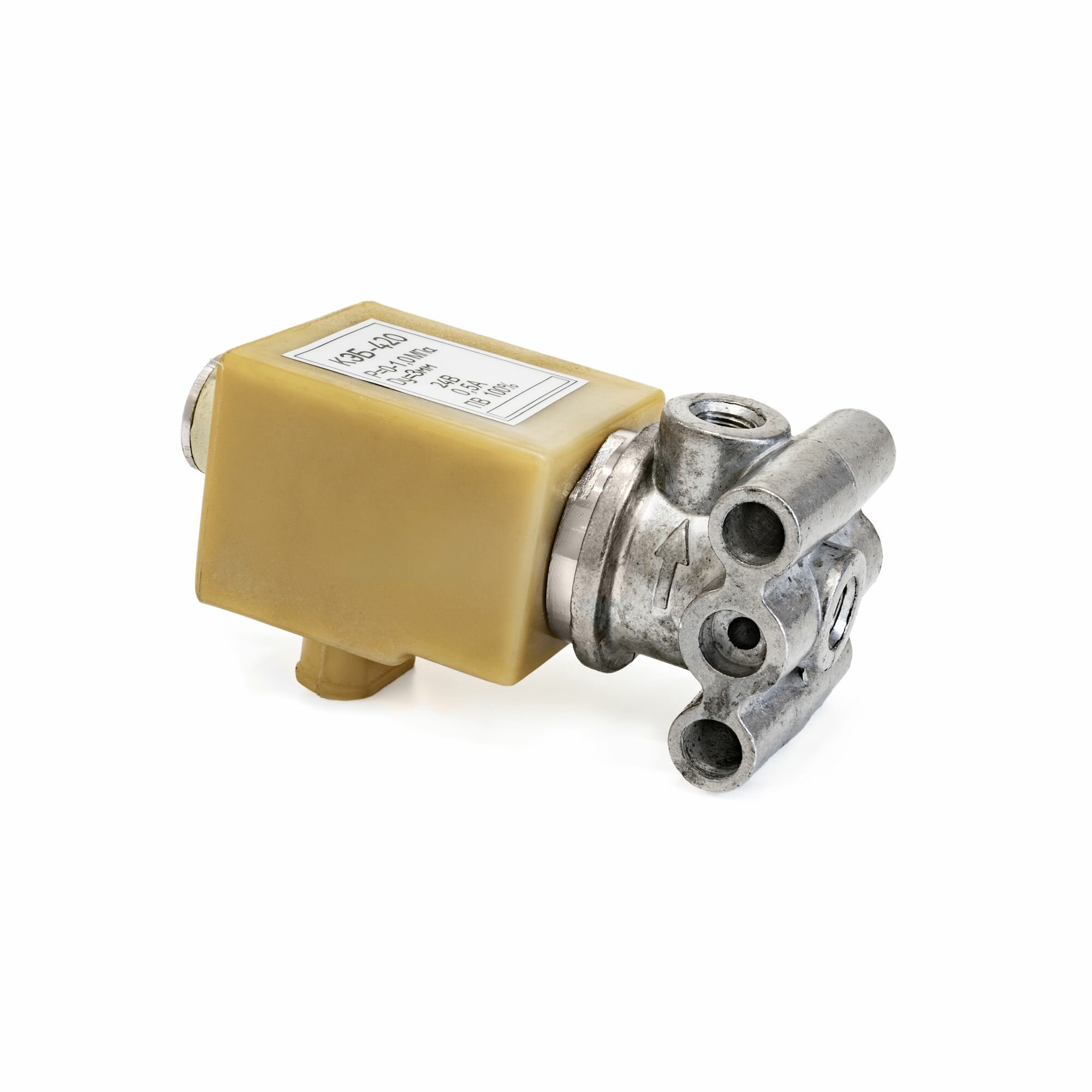 Клапан электромагнитный 24В, для урал 4320, 5557, КамАЗ 4308, 53501, 6450 4350 арт 420 AIMPULS