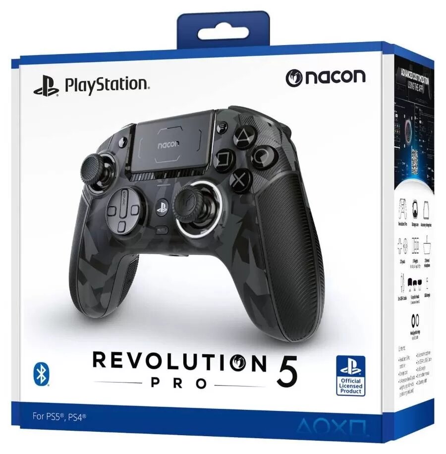 Беспроводной геймпад Nacon Revolution 5 Pro Urban Camo (Городской Камуфляж) для PlayStation 5/4