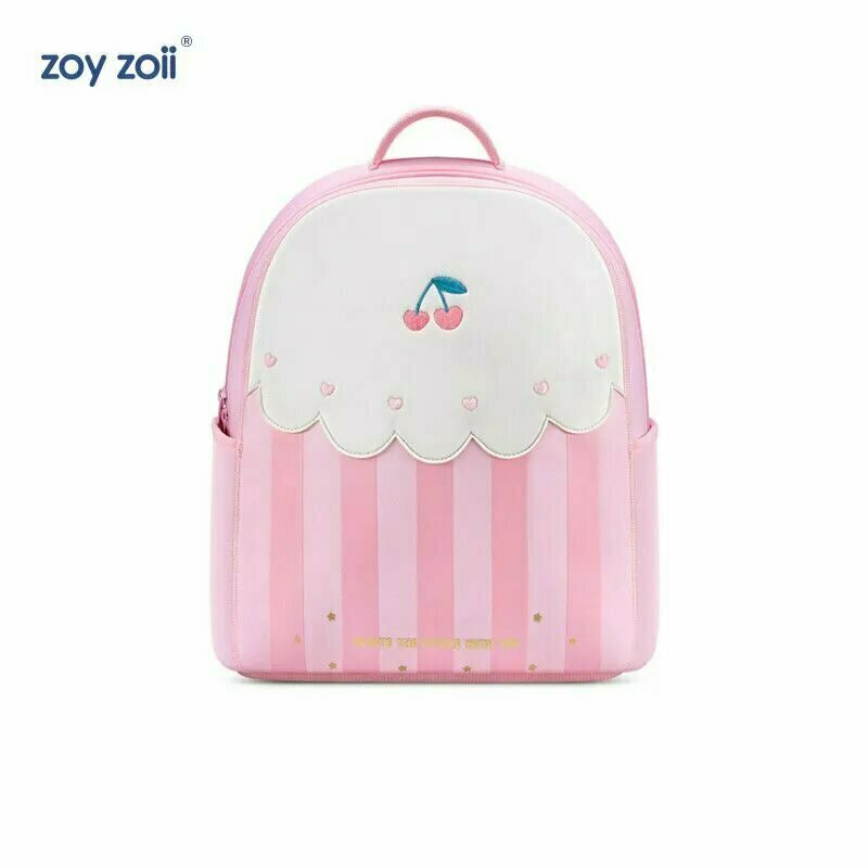 Рюкзак дошкольный Zoy Zoii B19 "Вишеньки", для девочек, отделение для аксессуаров, на молнии