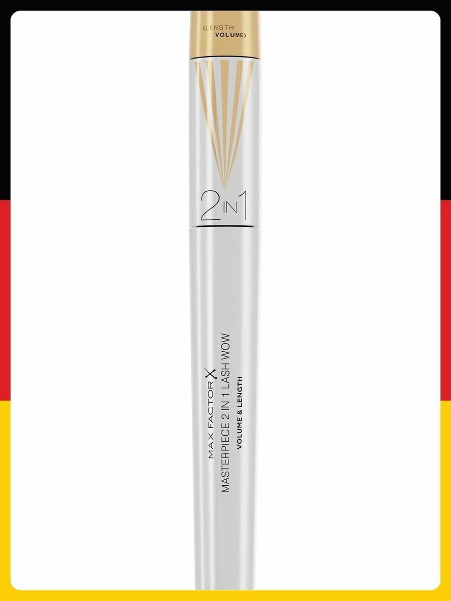 Тушь для ресниц Max Factor Masterpiece 2 In 1 Lash Wow Mascara 001 Black
