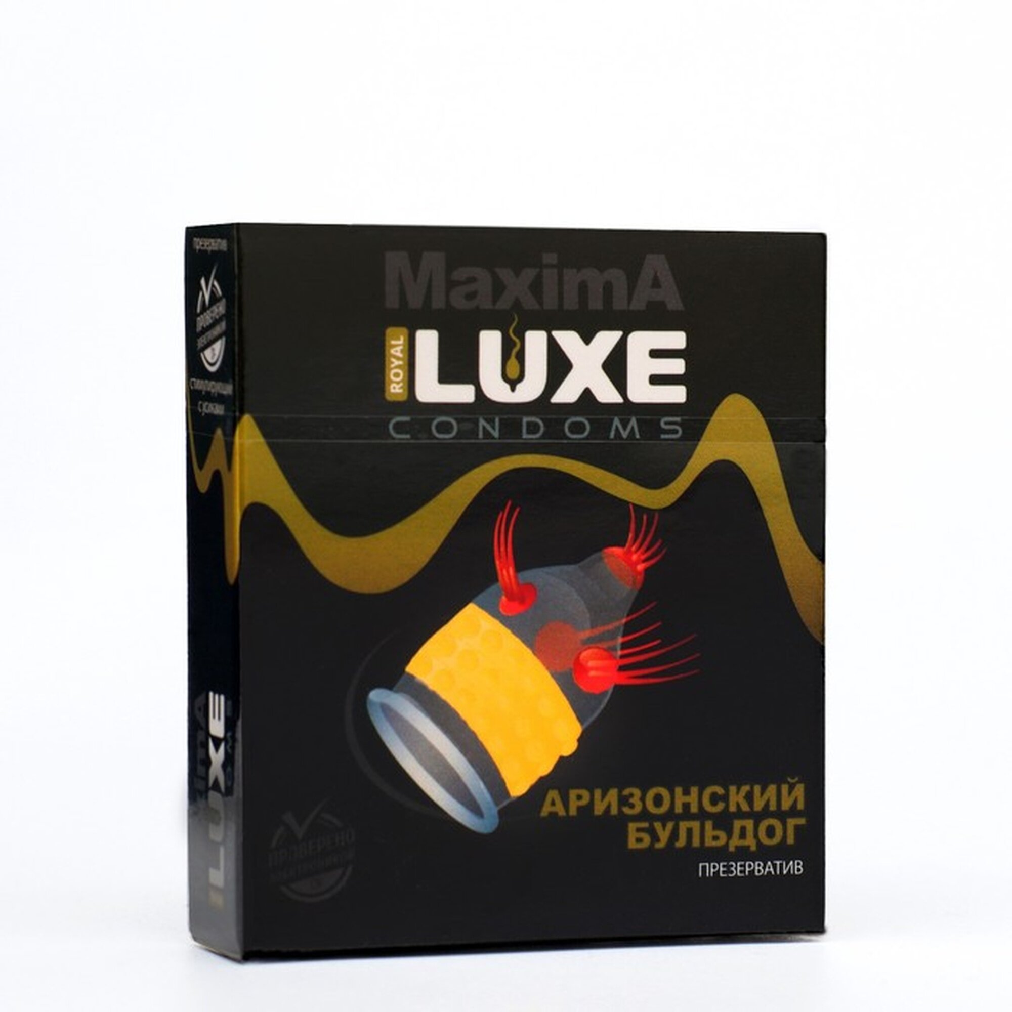 Презервативы Luxe Maxima "Аризонский Бульдог", латекс, смазка, 1 шт