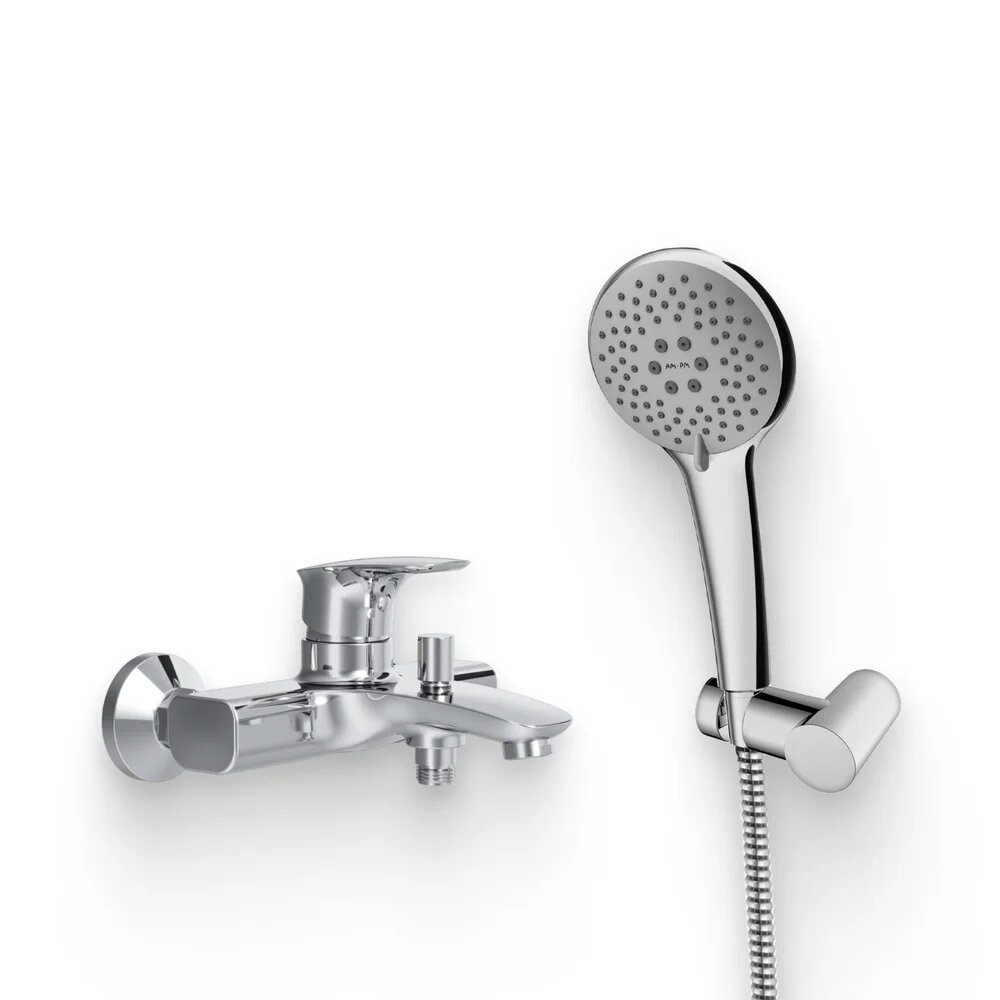 Душевой комплект Смеситель AM.PM Spirit V2.1 / Гарнитур Like