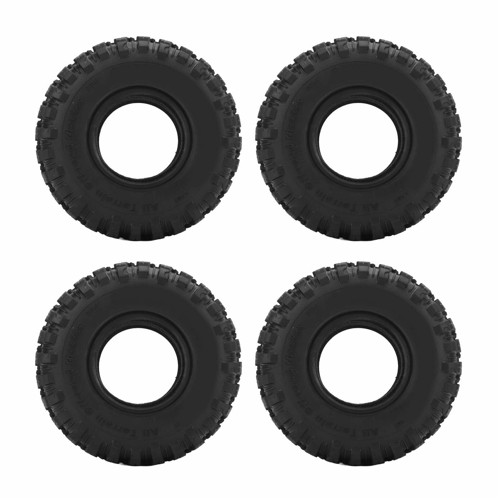 4шт RC резиновые шины 2,2-дюймовые амортизирующие универсальные RC гусеничные колеса для автомобилей Traxxas