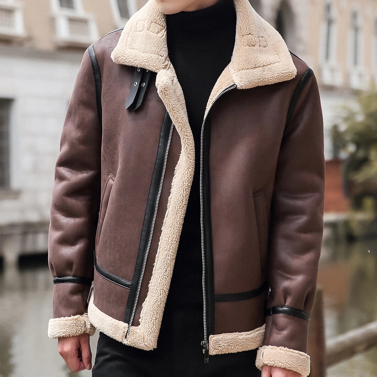 Куртка кожаная