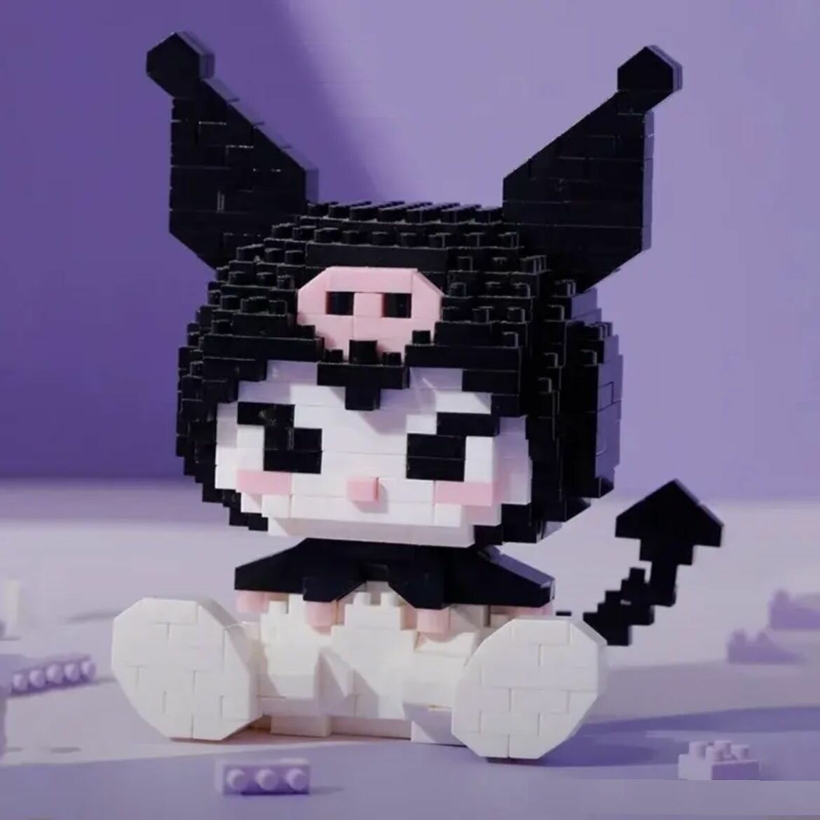 3D Конструктор Куроми из миниблоков для девочек, набор Kuromi