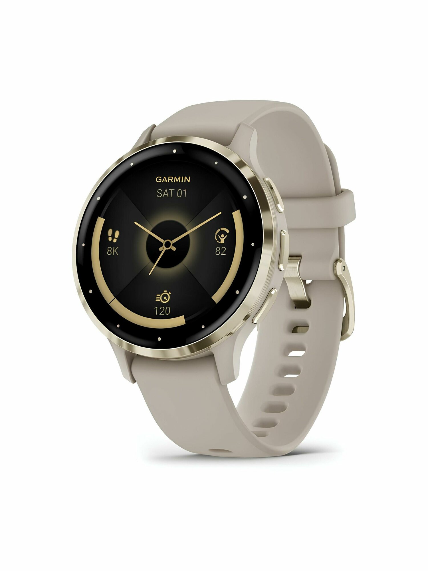 Умные часы Garmin Venu 3S Soft Gold French Gray
