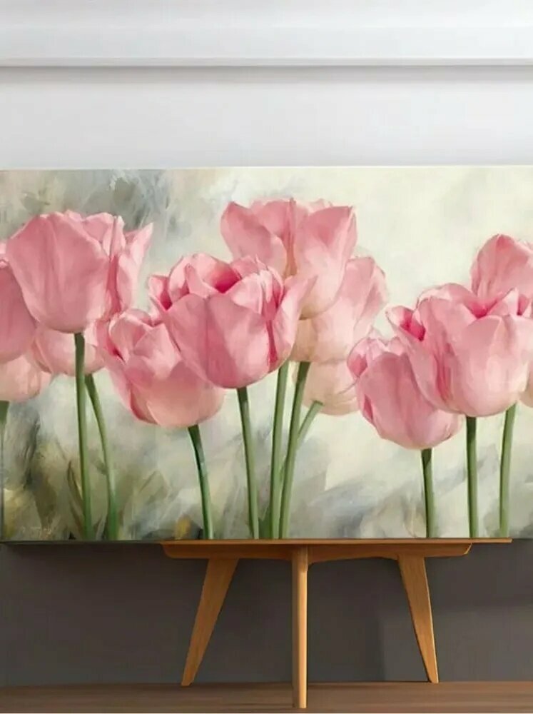 Набор для живописи по цифрам (DIY) на холсте масляными красками для детей или взрослых-новичков с кистями и акриловыми красками , без рамы