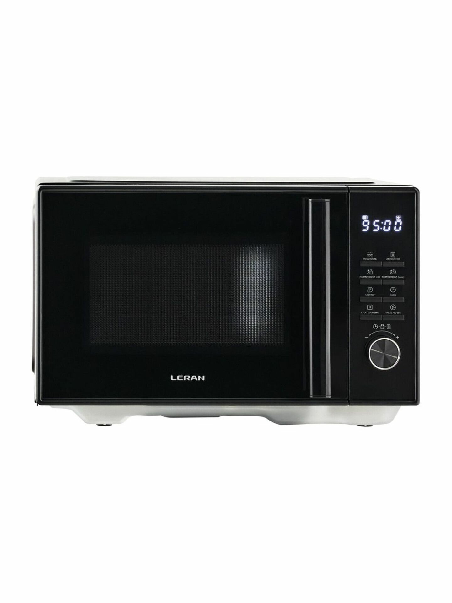 Микроволновая печь свч Leran FMO 23X73 B, Микроволновка, 23 л, Соло, 800 Вт, Электронное управление, Черный