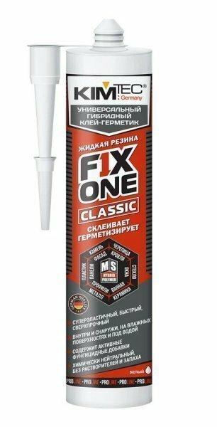 MS клей-герметик «KIM TEC» FIX ONE, белый, 475 г