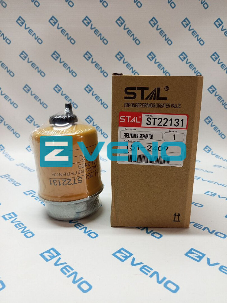 Фильтр топливный STAL ST22131 (FS19612; P550570; P551436; 151-2409; CA1512409; 3658350; FS253; BF7699D) Claas