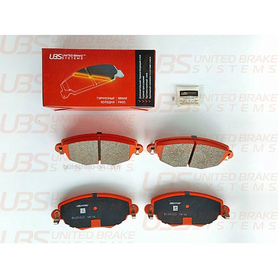 UBS B1101013 колодки тормозные дисковые перед