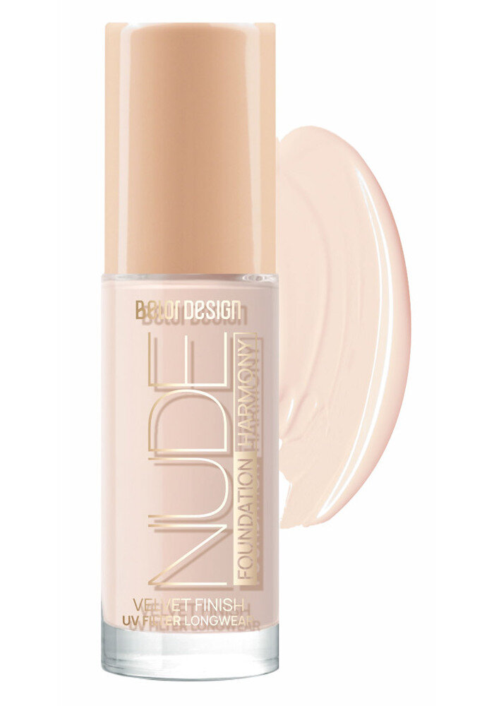 Belordesign Nude Harmony - Foundation Тональный крем для лица с витамином Е и Uv-фильтром 33 г. №200 fair