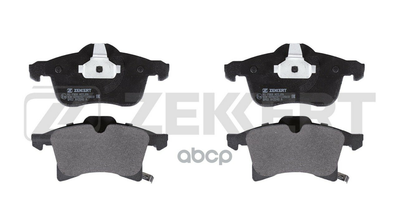 Колодки торм. диск. передн. Opel Astra H III 04- Combo I-II 04- Corsa C III D IV E V 03- Meriva A Zekkert арт. bs-2368