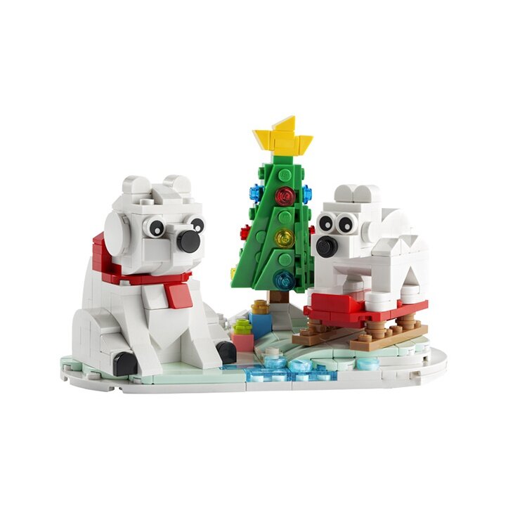 LEGO Limited Collection Winter Polar Bear Building Blocks 312pcs 40571 null