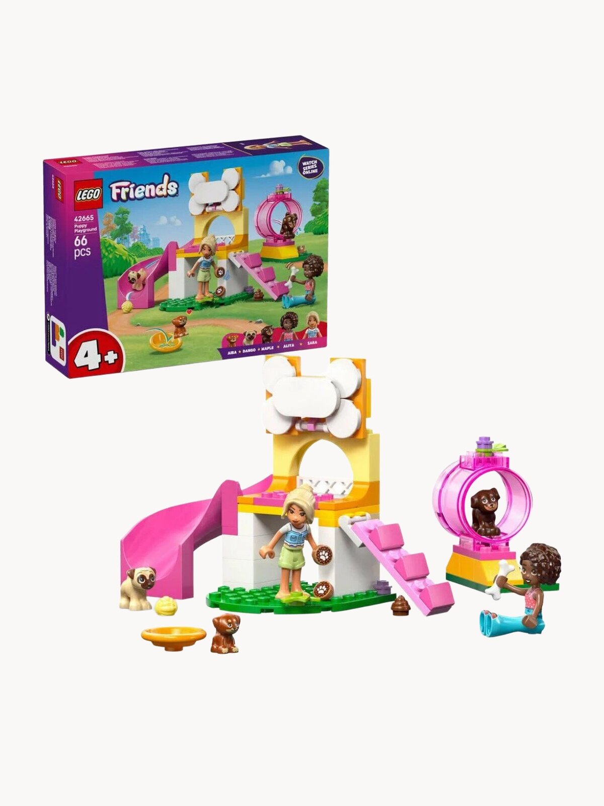 Конструктор LEGO® Friends 42665 Площадка для щенков, 66 дет.