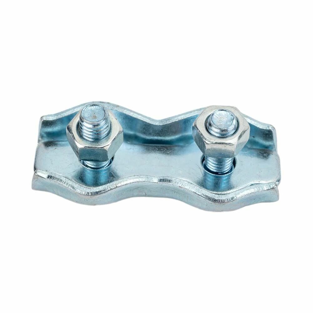 Двойной зажим для стальных канатов STARFIX 4 мм, duplex, 4 шт. SMM1-42871-4