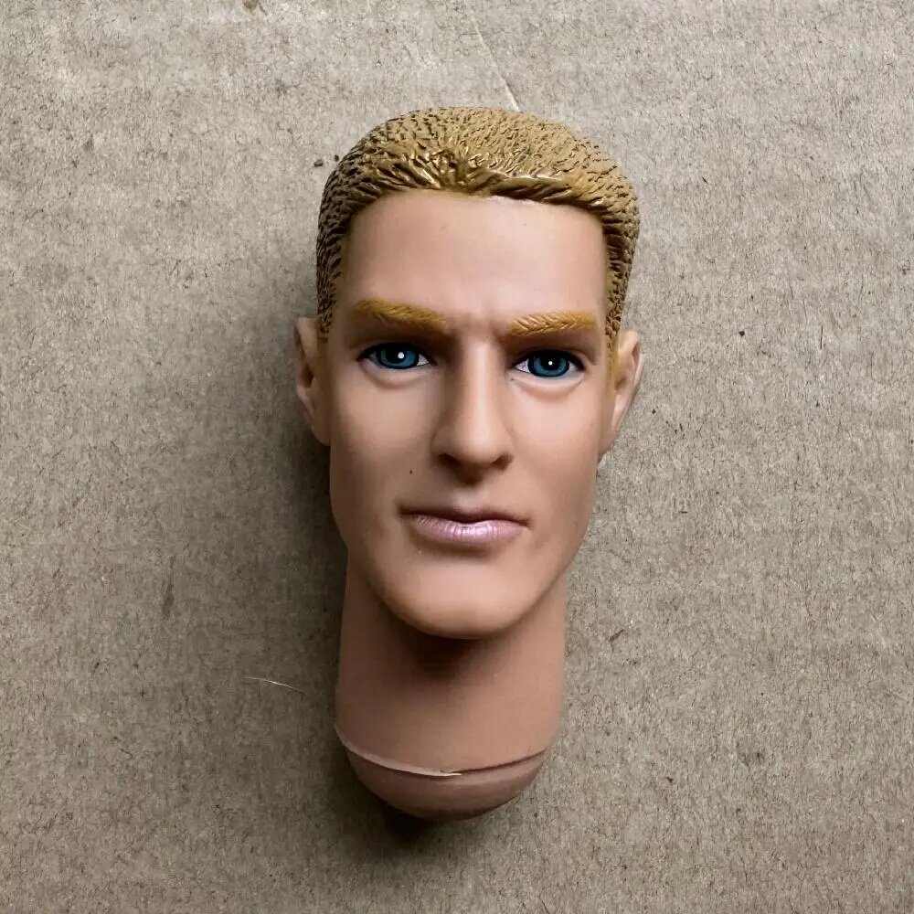1/6 головы куклы солдата, разные персонажи, однотонная мужская голова для тела солдата 30 см, игрушки «сделай сам»