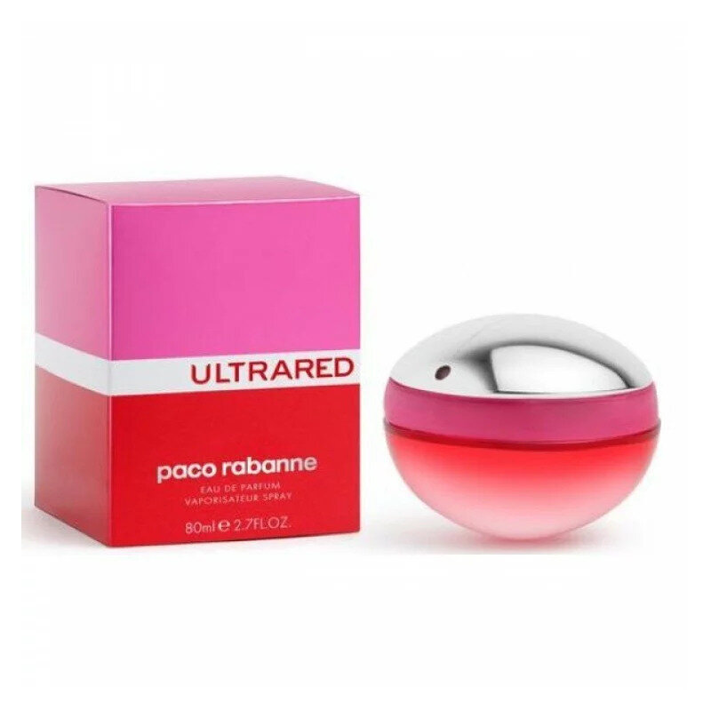 Парфюмерная вода для женщин Paco Rabanne ! ultrared 80 мл / Духи Пако Рабан ! ультраред / Ультракрасный