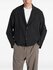Куртка EMPORIO ARMANI Pleat-detail jacket, размер 48, black/black