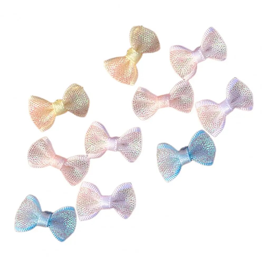 Мини бантики для волос 10 шт, Mix Color