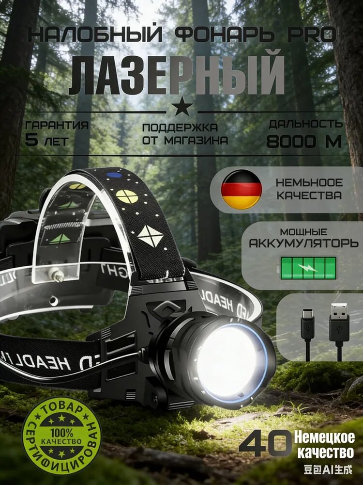 Osman Star Налобный фонарь