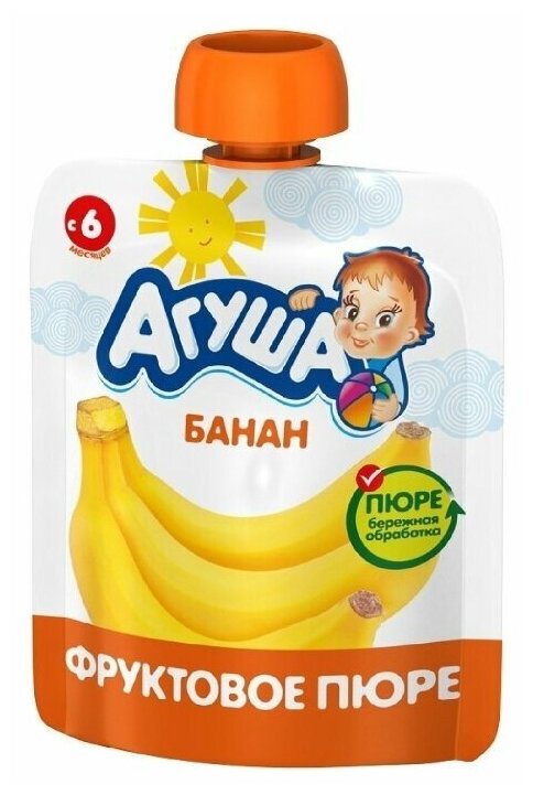 пюре агуша пауч — купить по низкой цене на Яндекс Маркете