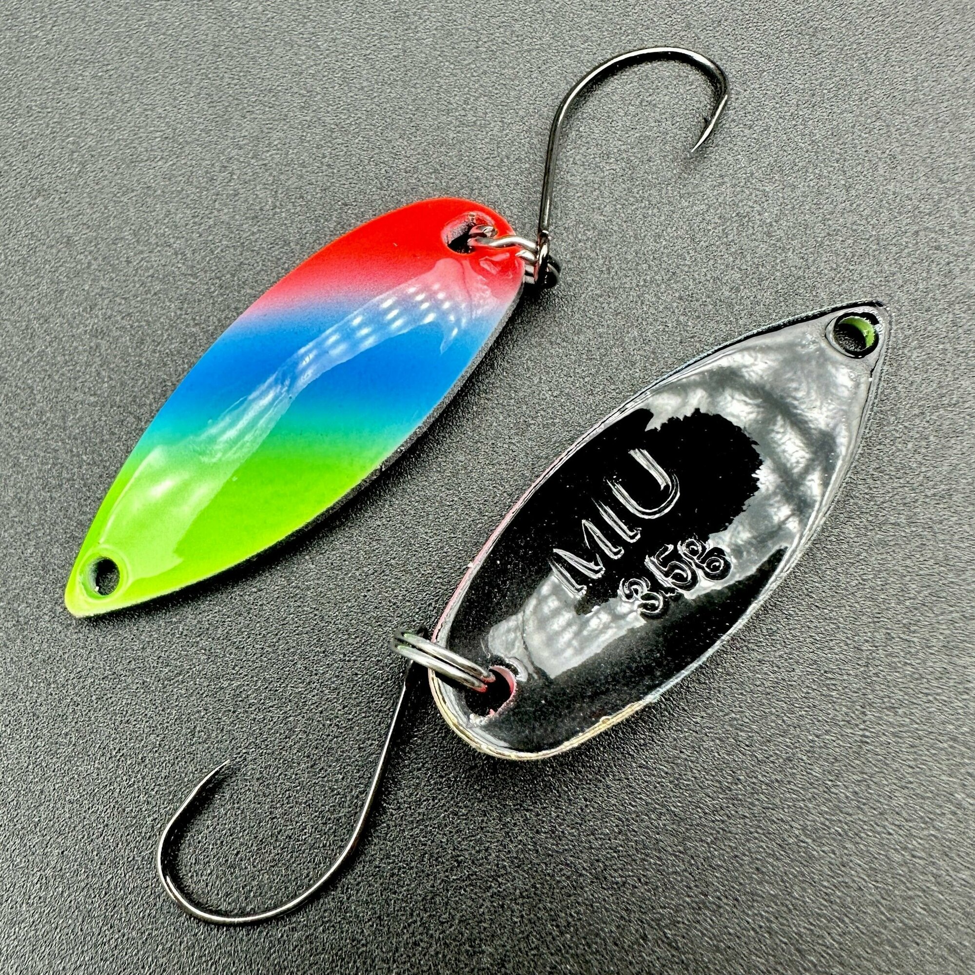 Блесна MIU Forest микроколебалка весом 3,5 грамма для ультралайтового спиннинга. Подойдет для ловли форели, окуня, голавля, жереха, хариуса, щуки и красноперки.