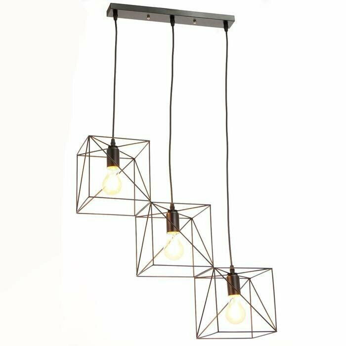 Светильник 2403152/3 E27 40Вт черный 50х15,5х86 см