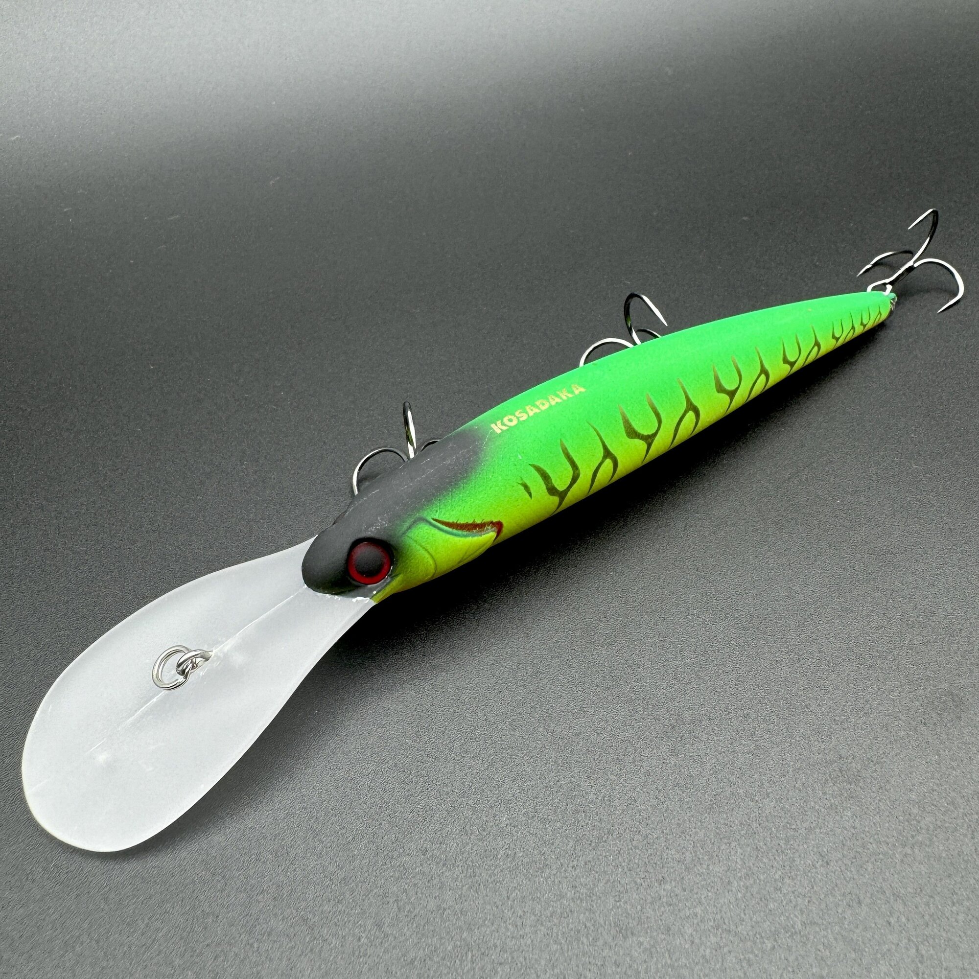 Воблер троллинговый KOSADAKA Bandit deep XL minnow 12см 21 гр на щуку, сома, судака, тайменя, лосось