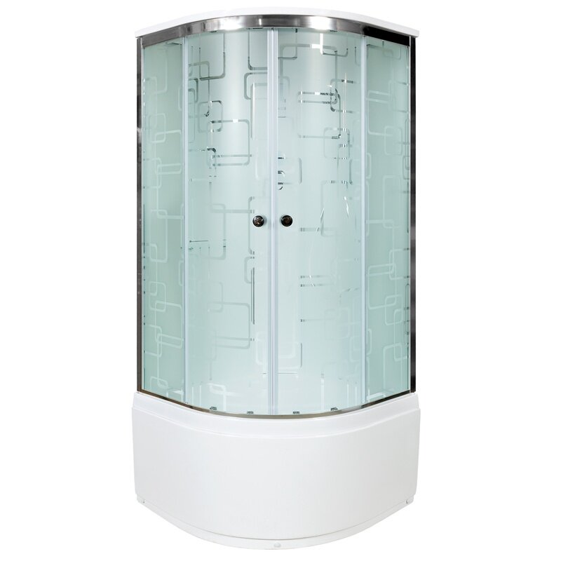 Душевая кабина Deto Em EM4510 100 x 100 см, с крышей, стандартная