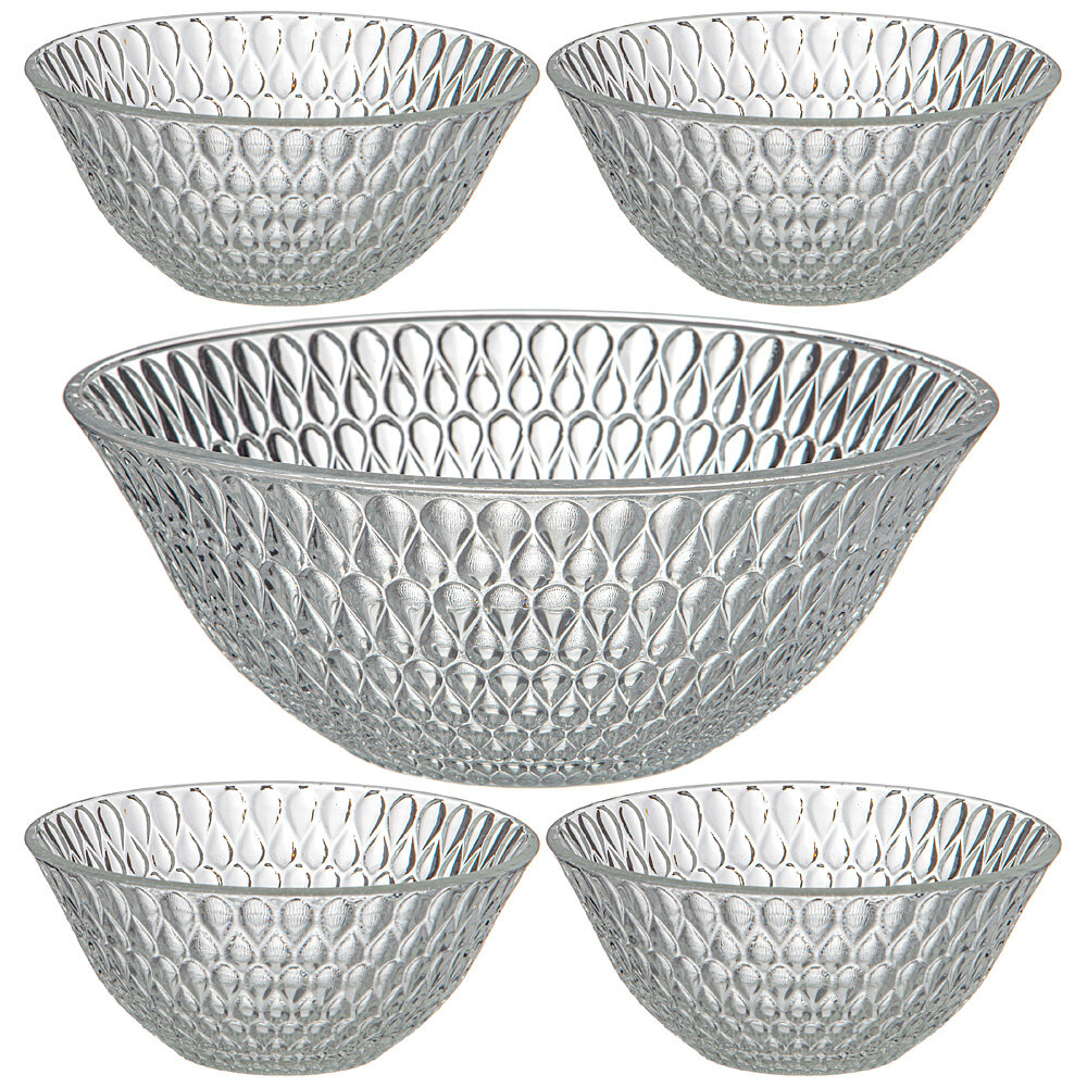 Набор салатников из 5 шт. sohio 1600 мл/300 мл KSG-691-065