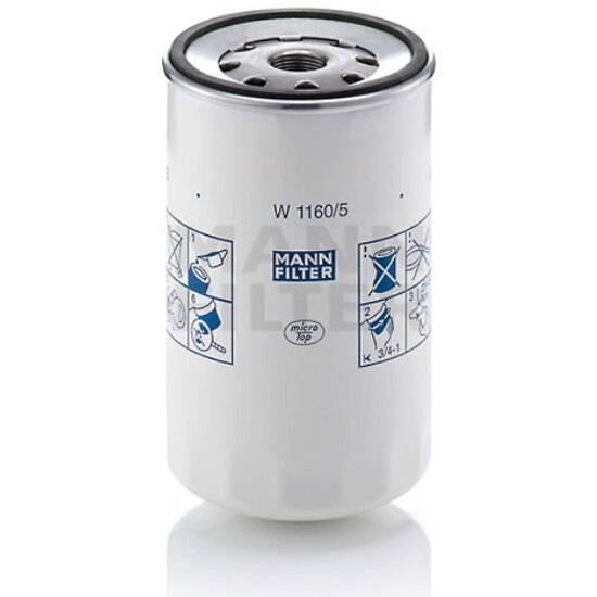 Фильтр масляный Mann-filter W 1160/5